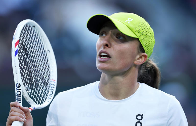 Iga Swiatek discusses nearly hitting a ball boy and three weeks she ...