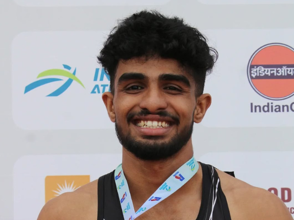 Kerala’s Arjun Pradeep wins 400m hurdles gold, improves U23 meet record